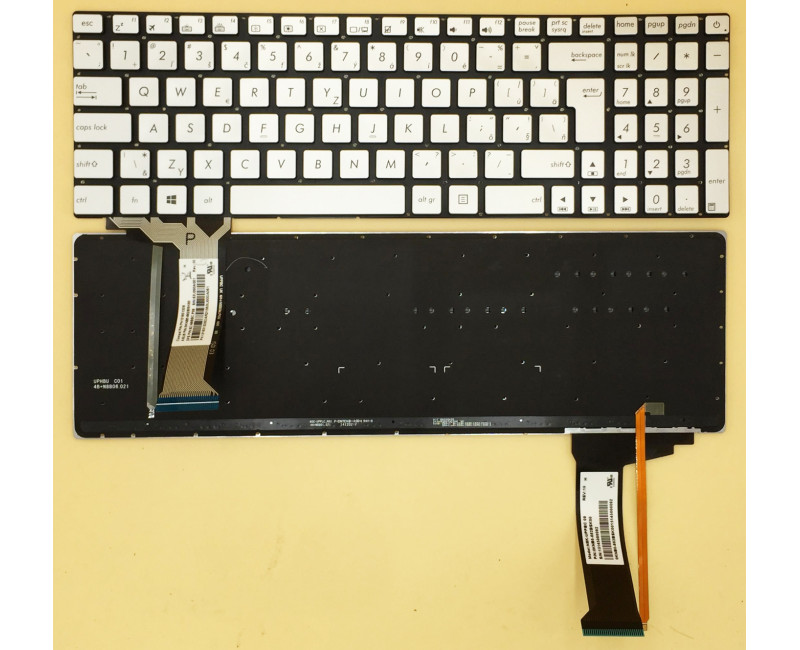 ASUS N551 N552 N752 G551 GL551 N751 silver backlit Slovak SK keyboard